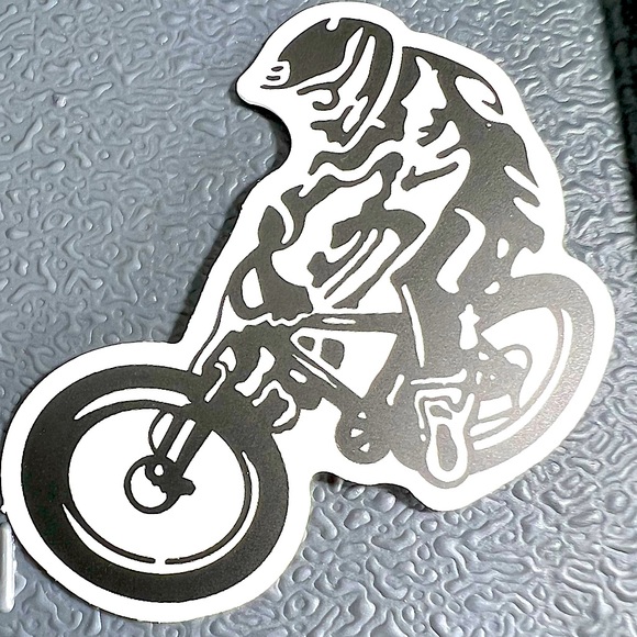 Hand Crafted | Other | Bmx Xgames Bike Rider Sport Outdoor Decor ...